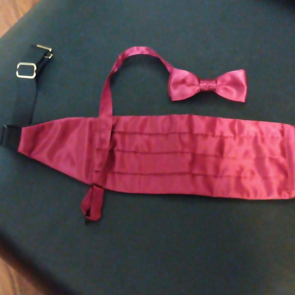 Accessories | Tux Cummerbund Maroon Adjustable | Poshmark